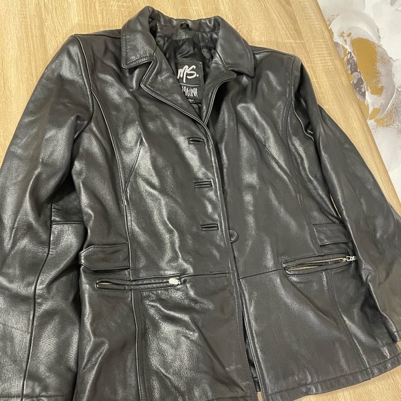 ms. maxima | Jackets & Coats | Vintage Leather Jacket | Poshmark